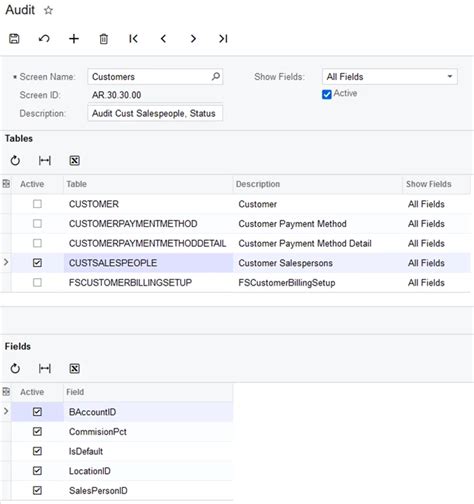 Field Level Audit Configuration Community