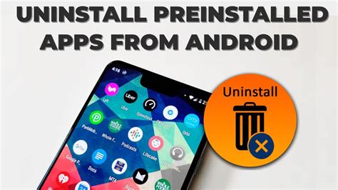 Uninstall Preinstalled Apps On Android Uninstall System Apps Android Data Recovery Youtube