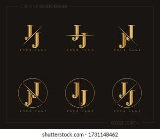 1 779 Jj Monogram Images Stock Photos Vectors Shutterstock