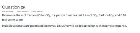 Solved Points Out Of 1 00 Question 25 Tries Remaining 1 P