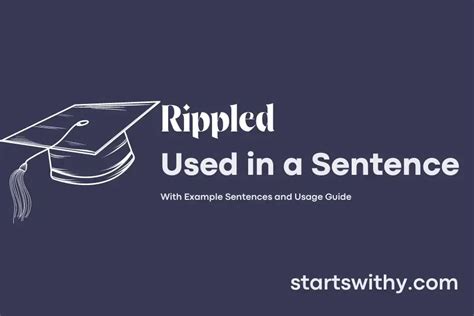 Rippled In A Sentence Examples 21 Ways To Use Rippled