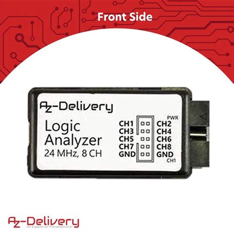 Azdelivery 5 X Logische Analyser 8 Ch 24mhz Usb Kabel Compatibel Met
