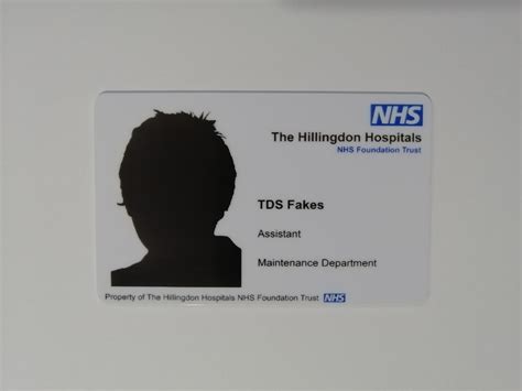 Nhs Id Tds Fakes