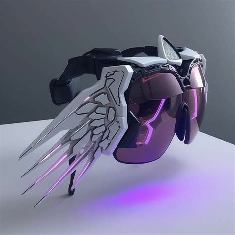 Cyberpunk Helmet Safe Glasses With Wings в 2025 г Шикарная одежда Одежда