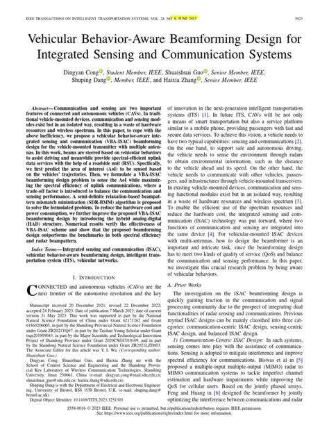 Vehicular Behavior Aware Beamforming Design For Integrated Sensing And