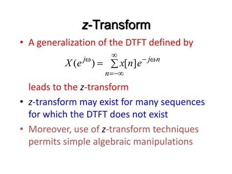 z transform causal anti causal and two sided sequence region of