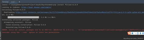 Consider Using The ` User` Option Or Check The Permissions Csdn博客