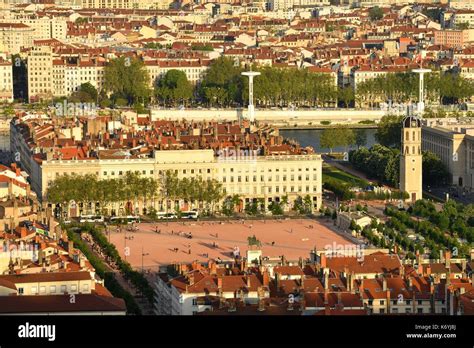 France Rhone Lyon Historical Site Listed As World Heritage By Unesco Panorama From The