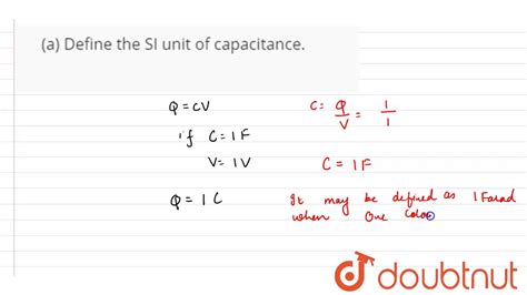 Capacitance Unit