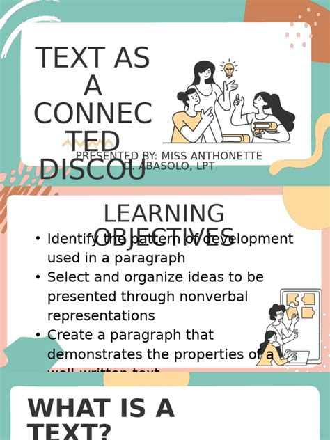 lesson 1 text as connected discourse pdf