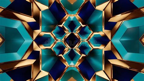 Intricate Geometric Pattern Design For Background Art Stock Illustration Illustration Of