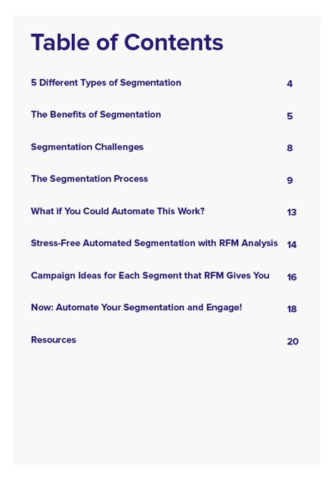 The User Segmentation Pocket Guide Clevertap