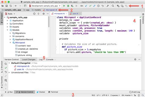 Guided Tour Around The User Interface Help Rubymine