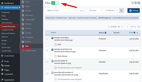 Protect Files On Your Site Using WishList Member File Protection WordPress Membership Plugin