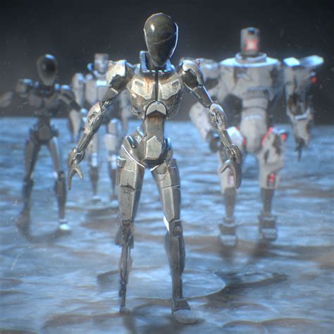 Scrap Robots Cgtrader