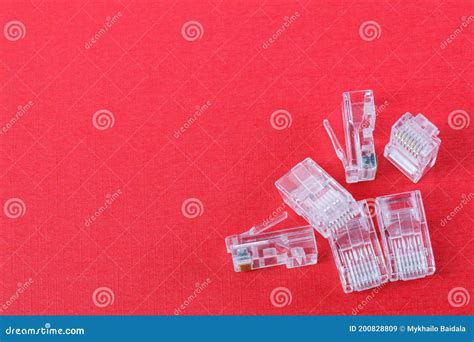 Networking Ethernet 24 Port Switch Isolated On White Background Ethernet Hub Active Hub