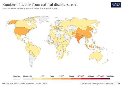Natural Disaster Deaths By Country Our World In Data