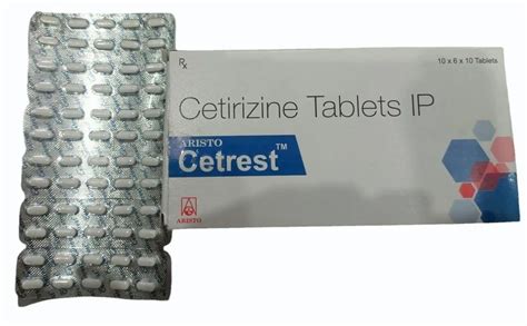Cetrest 10mg Cetirizine Tablets IP at Rs 420/box in Darbhanga | ID ...