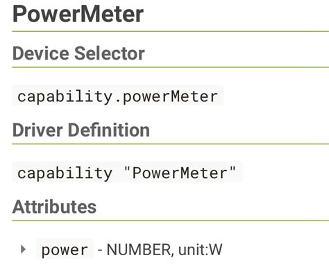 current meter capability current or amperage attribute coding