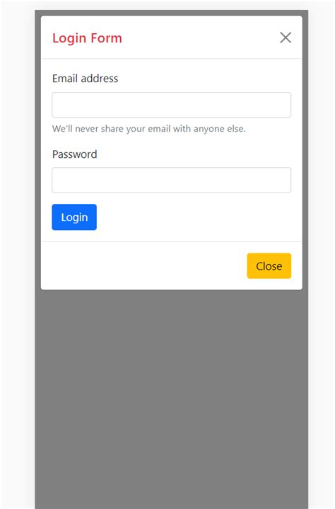 Reactjs Bootstrap Modal Popup Form Therichpost