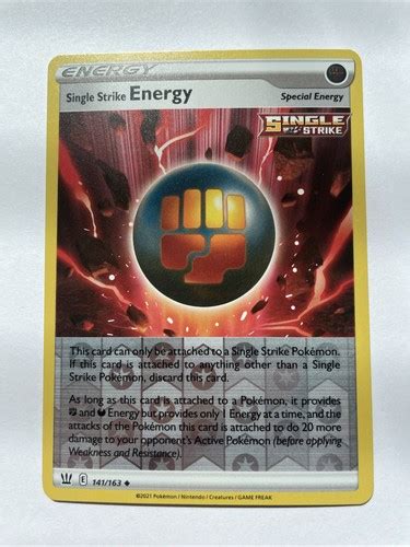 Single Strike Energy 141163 Swsh05 Battle Styles Reverse Holo Nm