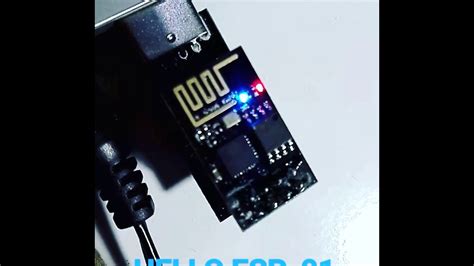 Esp8266 01 Hello World Youtube