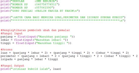 Sains Komputer And Asas Sains Komputer Ask T2 Aturcara Ringkas