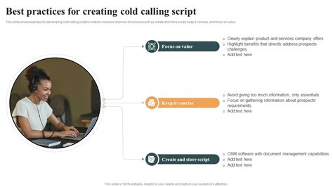 Best Practices For Creating Cold Optimizing Cold Calling Process To Maximize Sa Ss Ppt Example