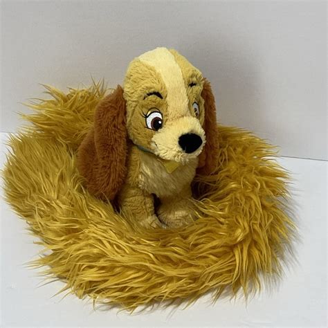 Disney Other Disney Parks Plush Lady Dog With Extra Long Tail Lady