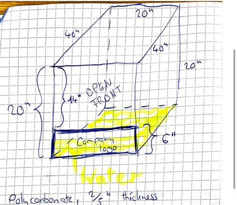 Custom Made Watertight Polycarbonate Lexan Display Box Water Gun Tes