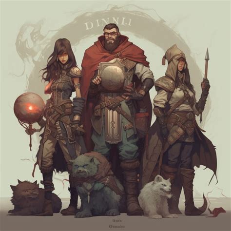 Create A Dnd Character Art And Dnd Party Art By Cabridala Fiverr
