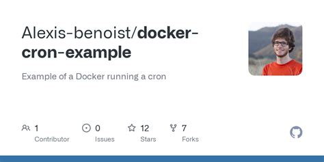 Github Alexis Benoistdocker Cron Example Example Of A Docker