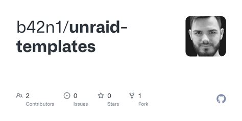 GitHub B N Unraid Templates