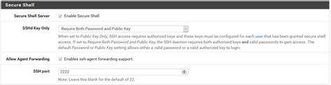 Configure And Ssh Web Access In Pfsense With Maximum Security