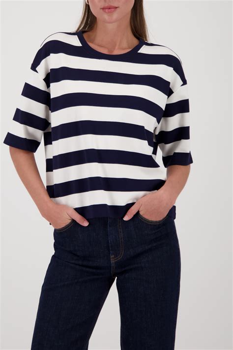 Sweatshirt Mit Streifen 410180 756 Monari Onlineshop