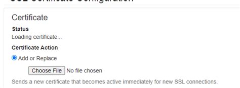 Solved Uploading Private Ssl Certificates Schneider Electric Community