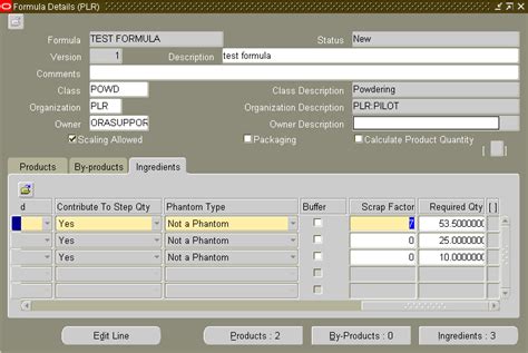 An ORACLE APPS Blog Creating Formula In Oracle Process Manufacturing OPM