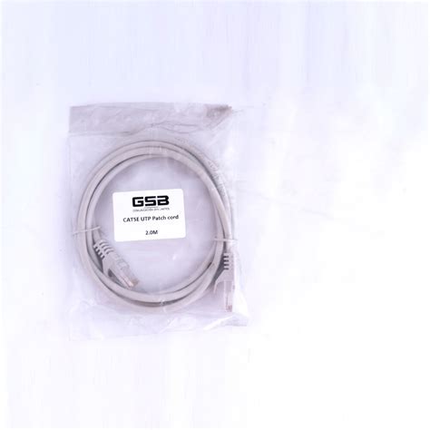 Gsb Cable Utp Cat 5 Patch Cord 2 00 M Trinity