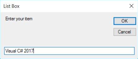 Listbox And Combobox In Visual Basic