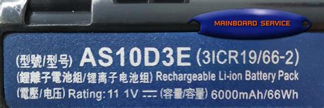 BatteryAcer(ORG)(AS10D3E,AS10D5E,)(6000mah/66wh)TravelmateP643 ...
