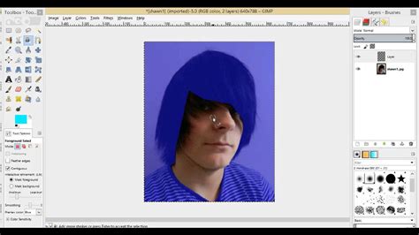 Gimp How To Change Someones Skin Color YouTube
