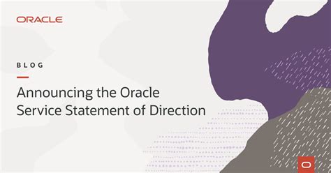 richard harris on linkedin announcing the oracle service statement of
