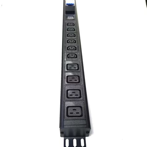 Rack Mount Power Data Center Rack Pdu 6 Way C13 4 Way C19 Plug 2p Basic Pdu Power Strip China