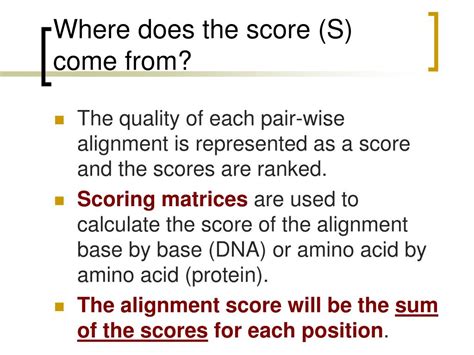 Ppt Sequence Alignment Ii Powerpoint Presentation Free Download Id 4232861