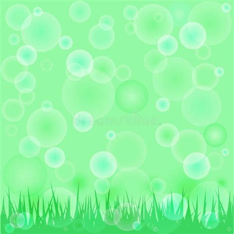 Green Spring Background Illustration Stock Vector Illustration Of