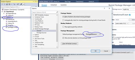 PackageReferenece Nuget Option Issue Dotnet Fsharp GitHub