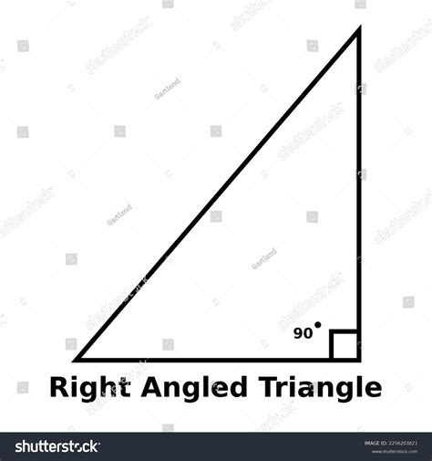 Coloured Right Angled Triangle