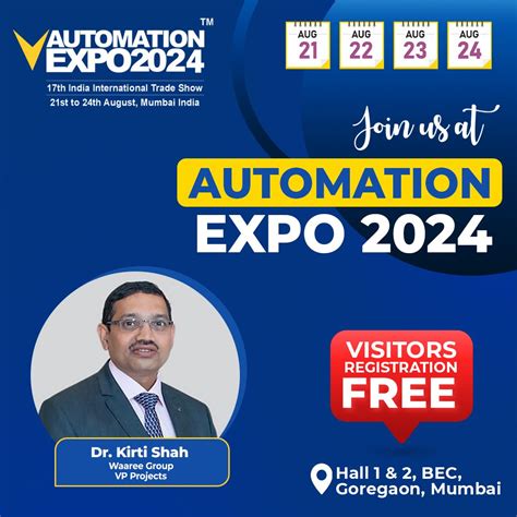 Automationexpo2024 Innovation Technology Tradeshow Automation Mumbai Freeregistration