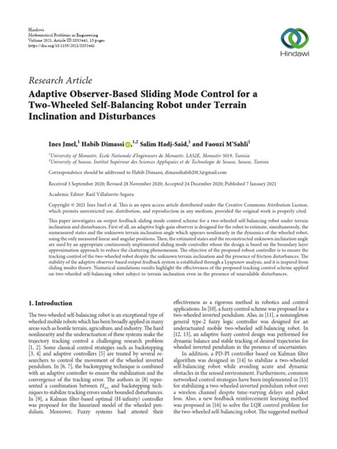Adaptive Observer Based Sliding Mode Con Pdf Control Theory Mathematics