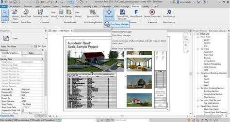 Revit Add Ons Free Print Setup Manager